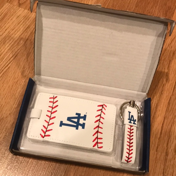 MLB | Accessories | Dodgers Luggage Tag And Keychain | Poshmark